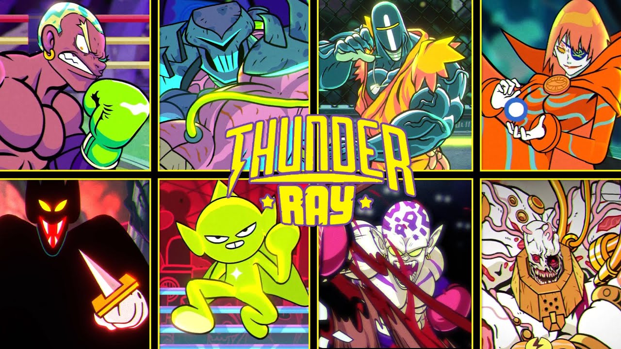 Thunder Ray - All Bosses All Cutscenes - YouTube