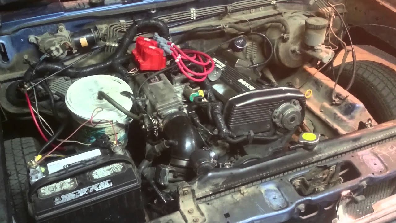Ca18de nissan hardbody - YouTube