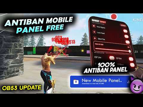 OB53 Antiban Free Fire Panel 🤯 Antiban FF Panel | Free Fire Hack New😈 FF Injector 2026 | FF PANEL