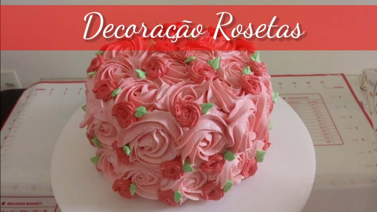 Bolo Rosetas💕 - YouTube