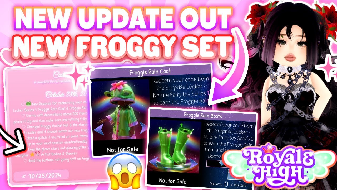 🚨New UPDATE OUT! Another New SET 🐸 & More Update Log | Royale High 🏰 ...