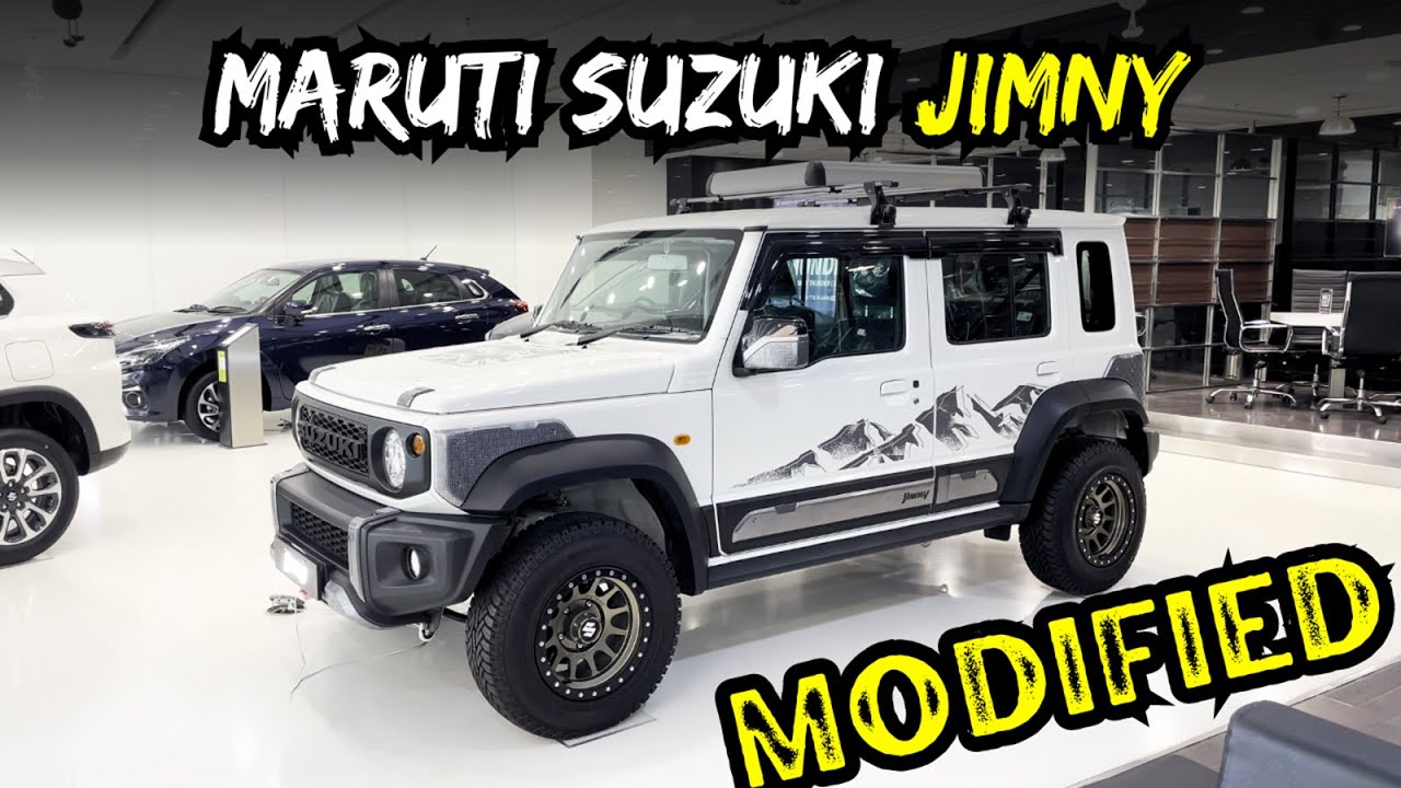 JIMNY MODIFIED | Showroom Accessories and Modifications | MARUTI SUZUKI ...