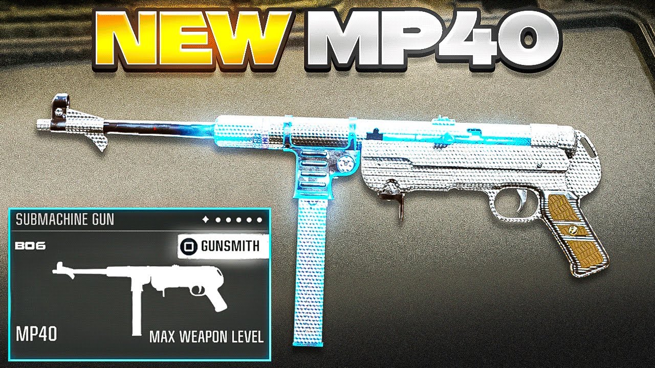 the MP40 is BACK and its META in Warzone 😏 - YouTube