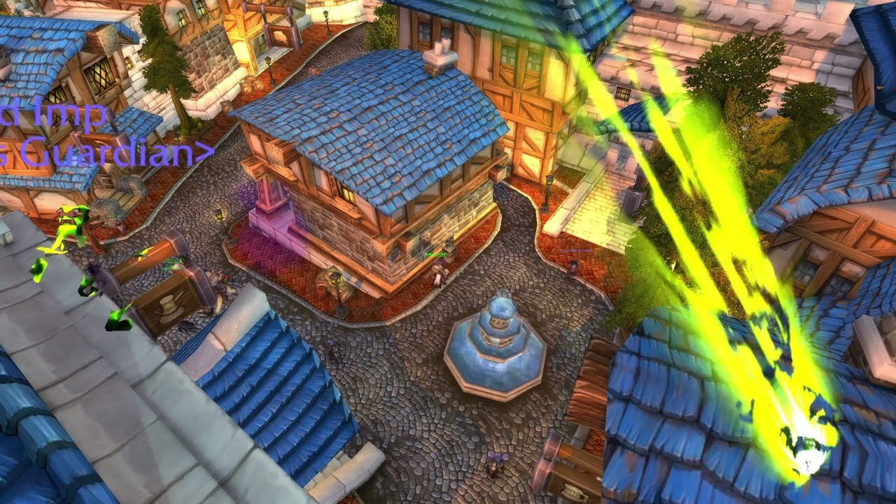 World of Warcraft: Evening in the Stormwind Trade District - YouTube