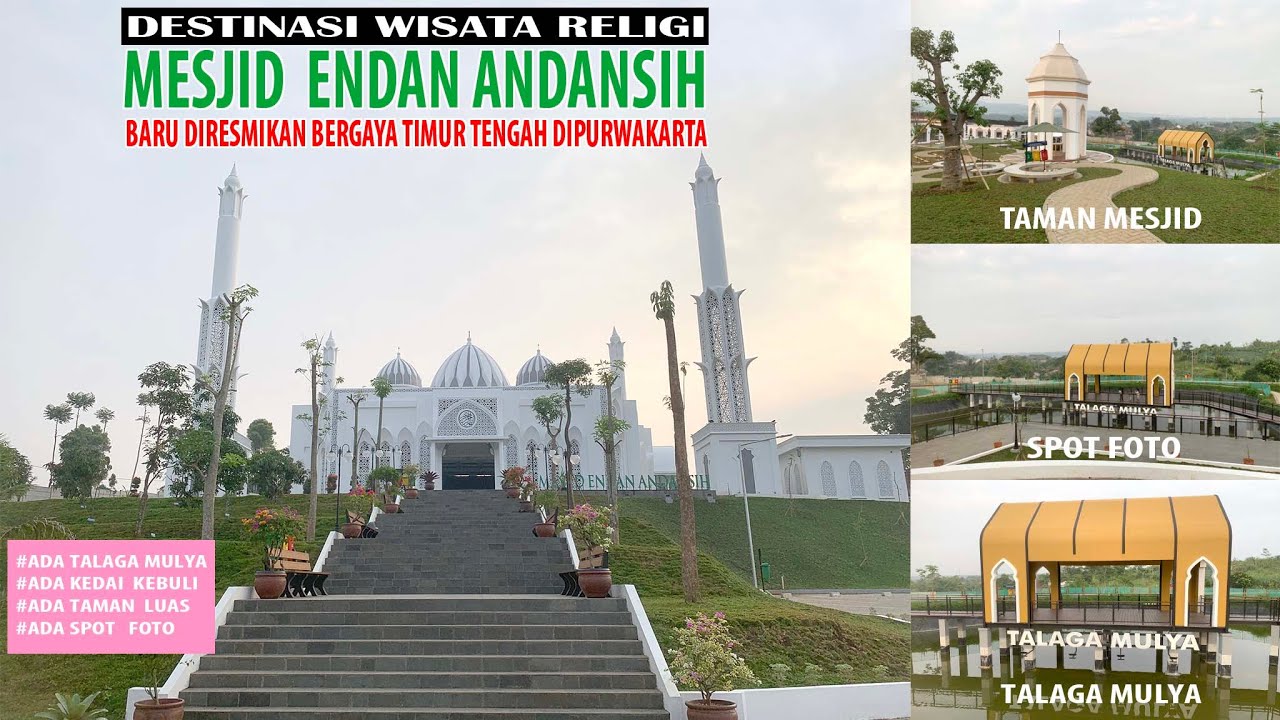 DESTINASI WISATA RELIGI - MESJID ENDAN ANDANSIH - BARU DIRESMIKAN ...