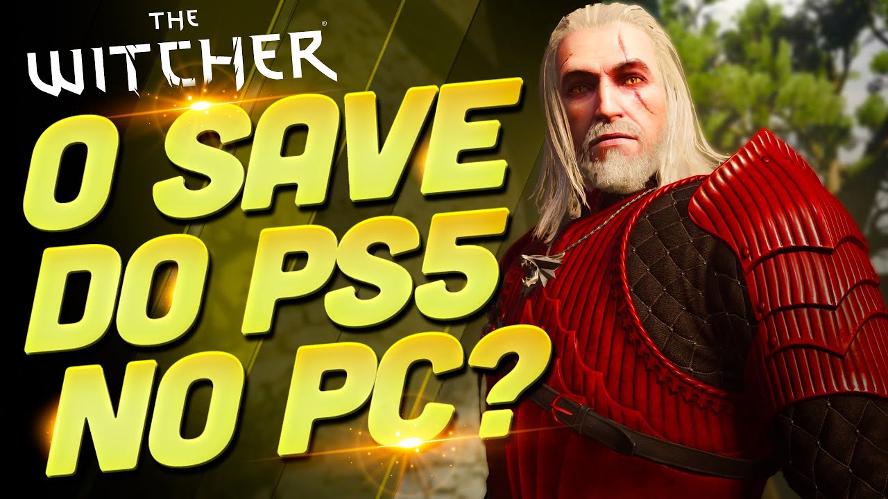 FIZ O TESTE DE CROSS PLATAFORMA EM THE WITCHER 3 ENTRE PS5 E PC ...