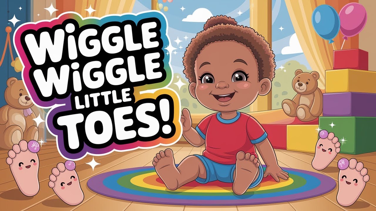 Wiggle Wiggle Little Toes 🌟 | Fun Kids Rhyme & Dance Song | Sing Along ...