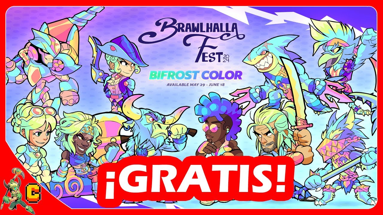 Como desbloquear los COLORES BIFROST GRATIS en #brawlhalla - YouTube