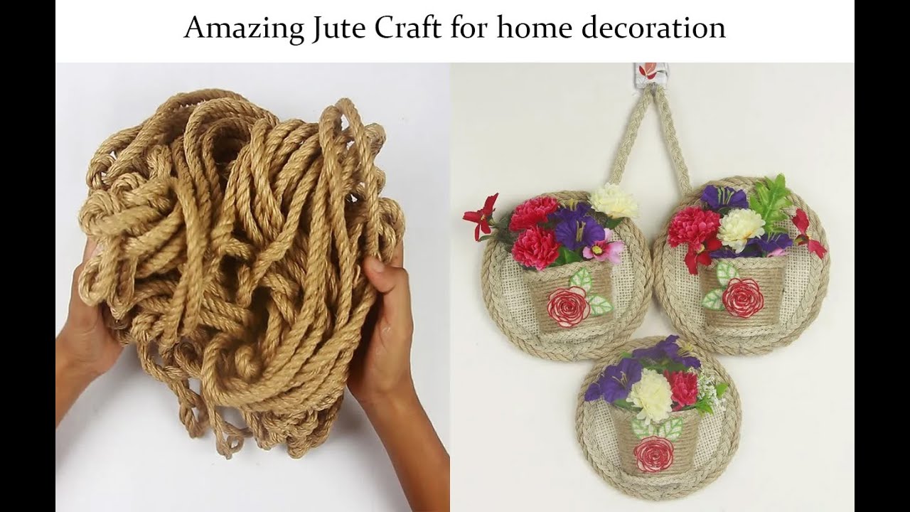 How to Make a Stunning Jute Wall Hanging DIY Home Decor Tutorial | jute ...