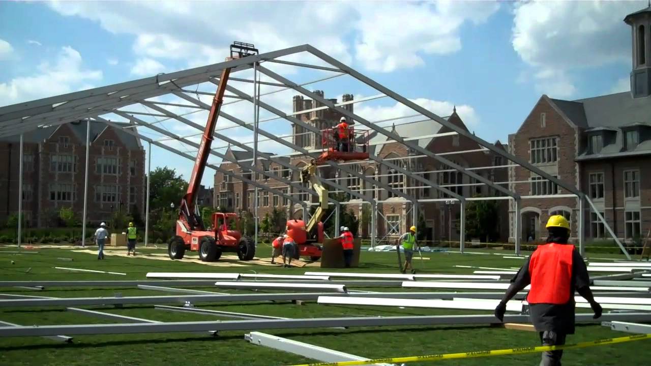 Traube Tent Clearspan Install.mp4 - YouTube
