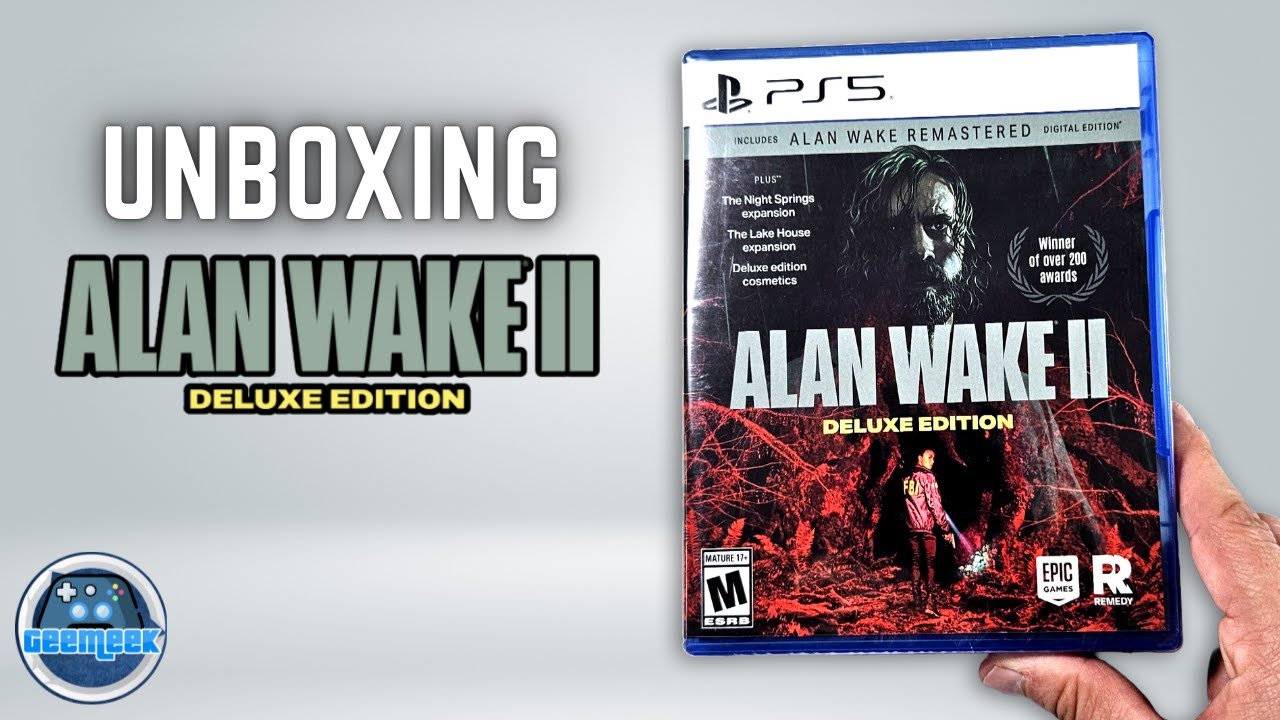 Unboxing Alan Wake II Deluxe Edition PS5 - YouTube