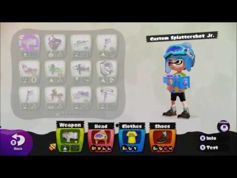 Splatoon: Custom Splattershot Jr Guide - YouTube