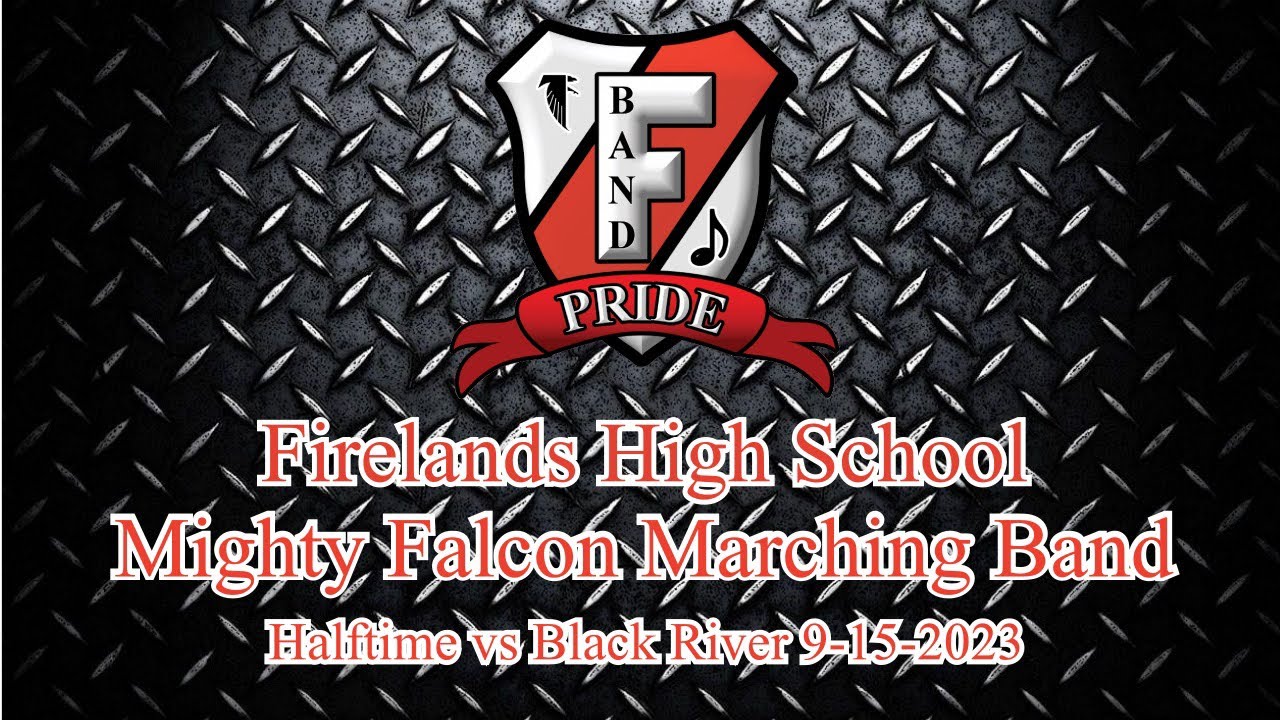 The Firelands High School Mighty Falcon Marching Band week 5 halftime ...