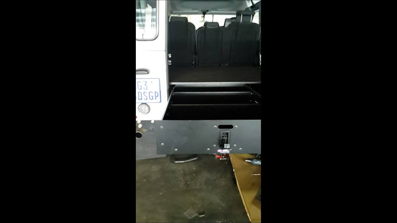 Defender 110 drawer system - YouTube