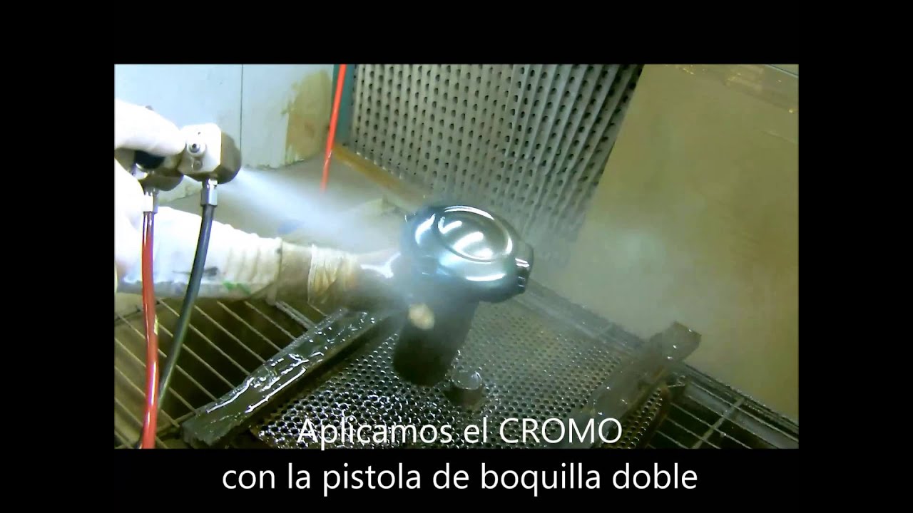 Las etapas detalladas de la aplicación con la maquina CROMADO 1 - YouTube