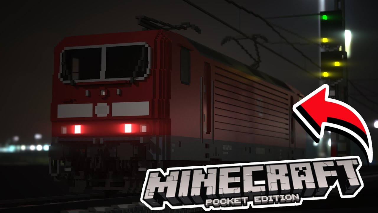 Trains Mod For Minecraft Pe - YouTube