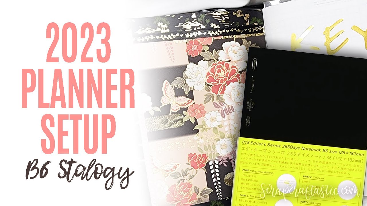 How To Setup a B6 Stalogy Notebook 2023 Planner Setup - YouTube