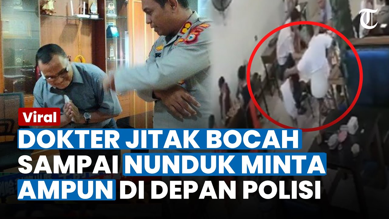 DOKTER JITAK Kepala Bocah 3 Tahun Minta Ampun di Depan Polisi, Mengaku ...