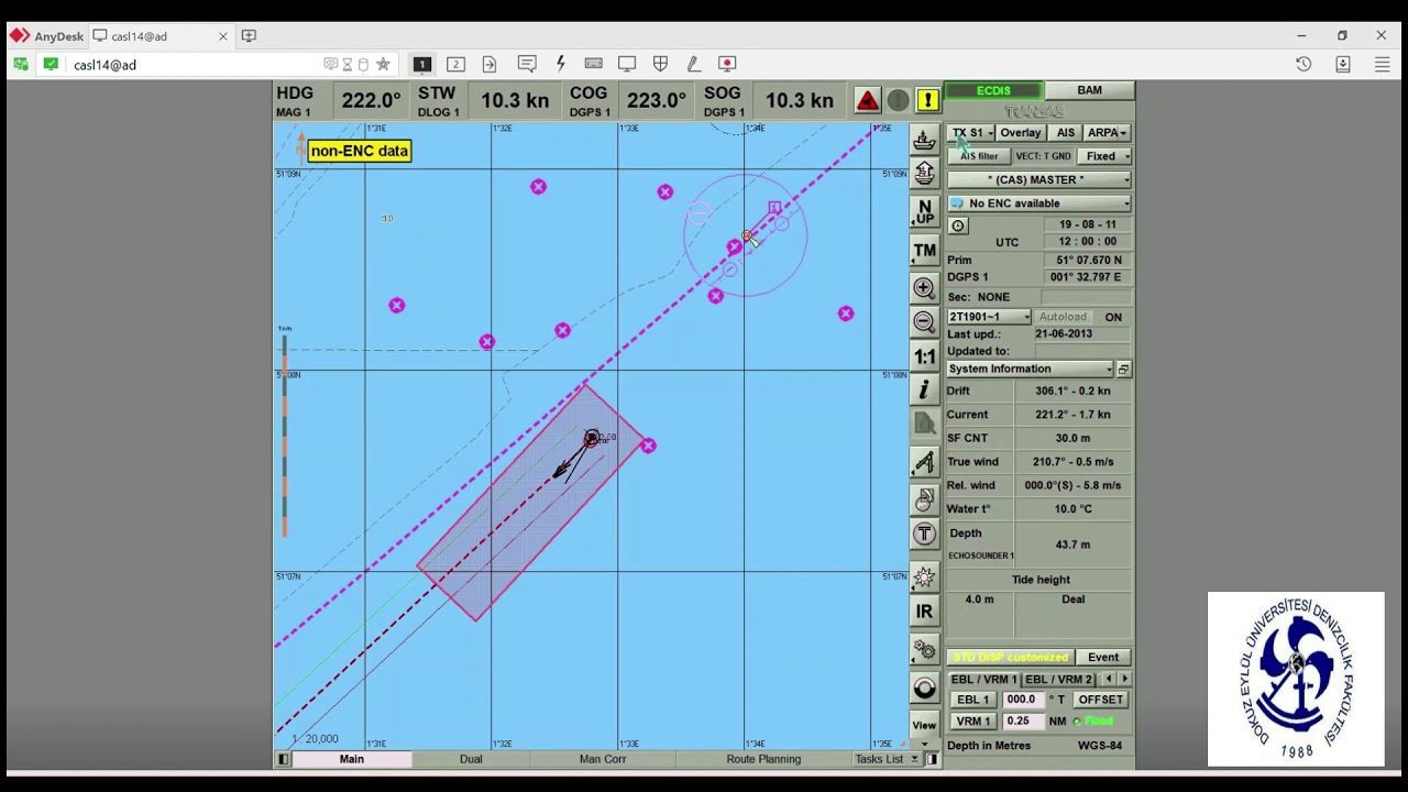 Transas ECDIS - Panel Tanıtımı II (BAM, Overlay, AIS ve ARPA) - YouTube