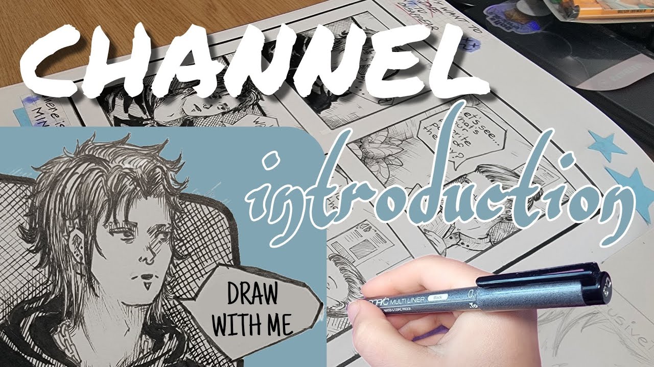 CHANNEL INTRODUCTION while I draw - yapping with a side of drawing #1 ...