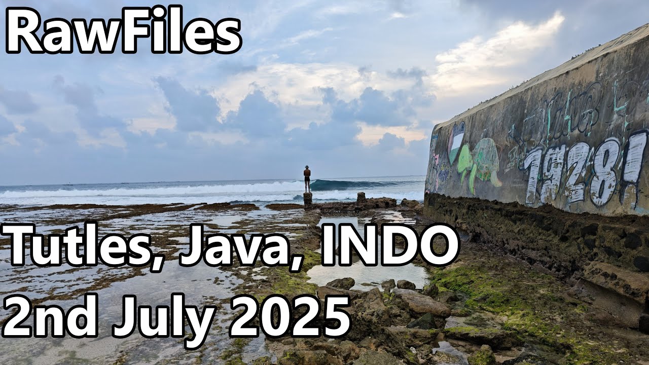 【RawFiles：ジャワ島タートルズ/フリーサーフィン動画】2025年7月2日午後撮影surfing/surftrip/indonesia/java/turtles - YouTube
