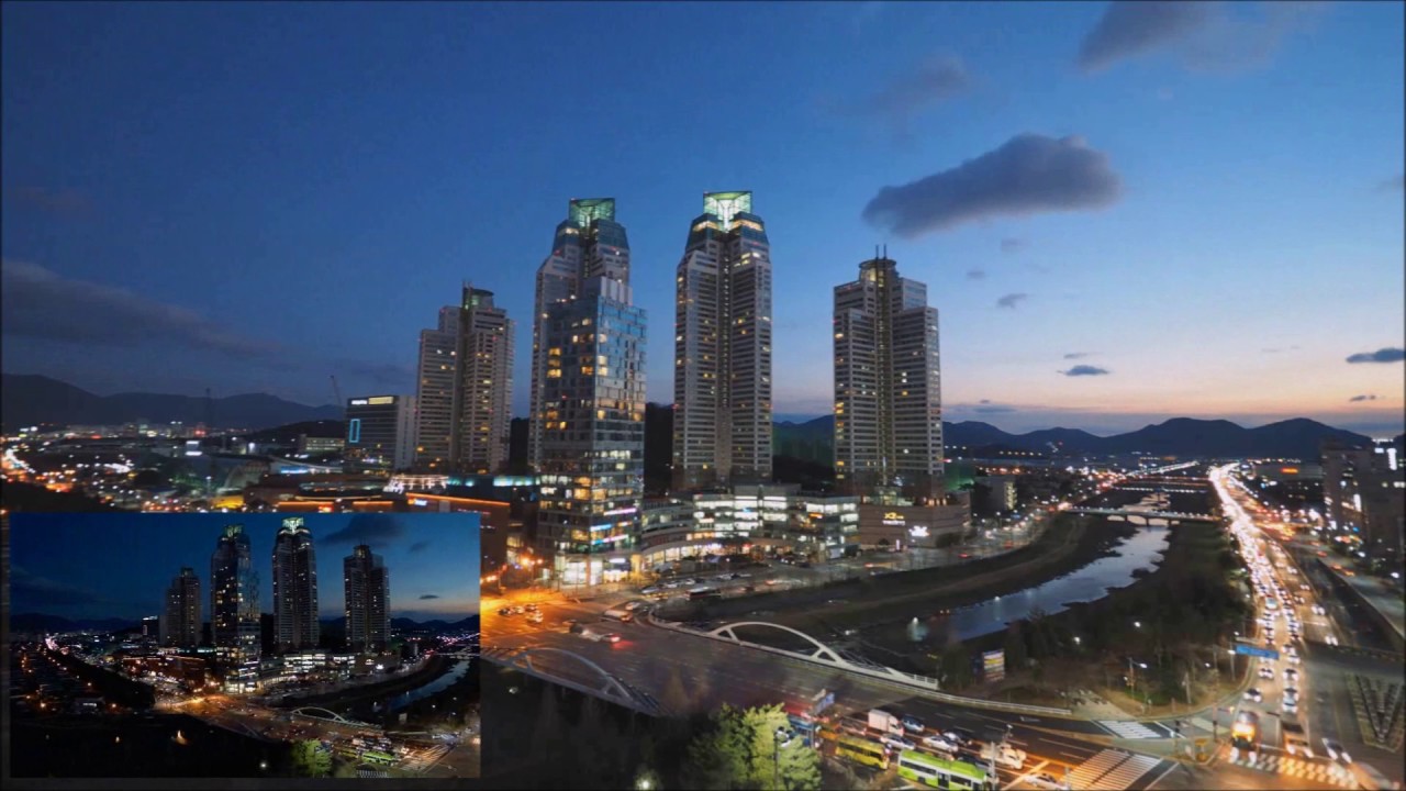 Timelapse, Changwon "City 7" - YouTube