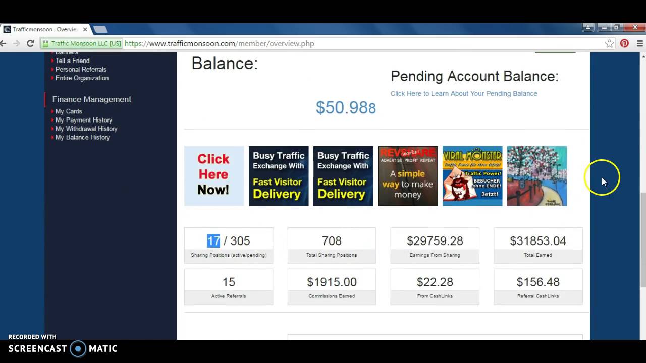 Buy Ad Pack from Your Balance - YouTube