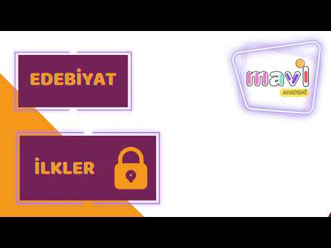 7) EDEBİYAT - İLKLER - Divan Edebiyatı Dönemi
