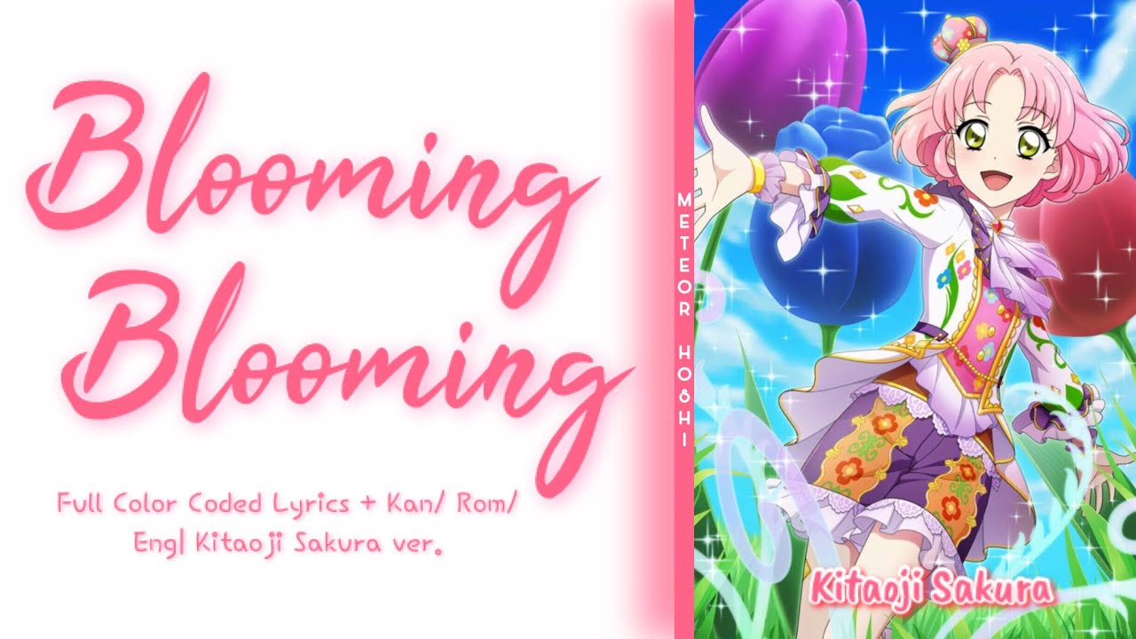 Blooming♡Blooming - Kitaoji Sakura ver. - Aikatsu - FULL + KAN/ ROM ...