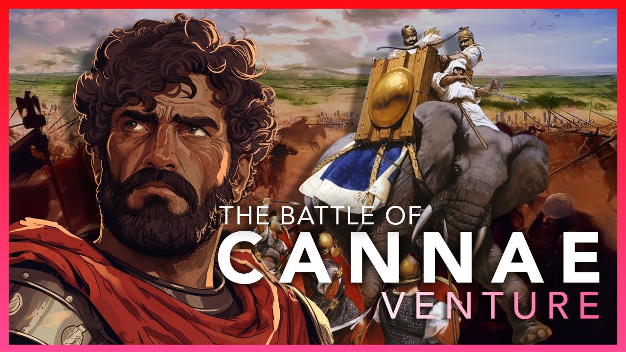 Battle of Cannae - Hannibal Barca, Roman History - YouTube