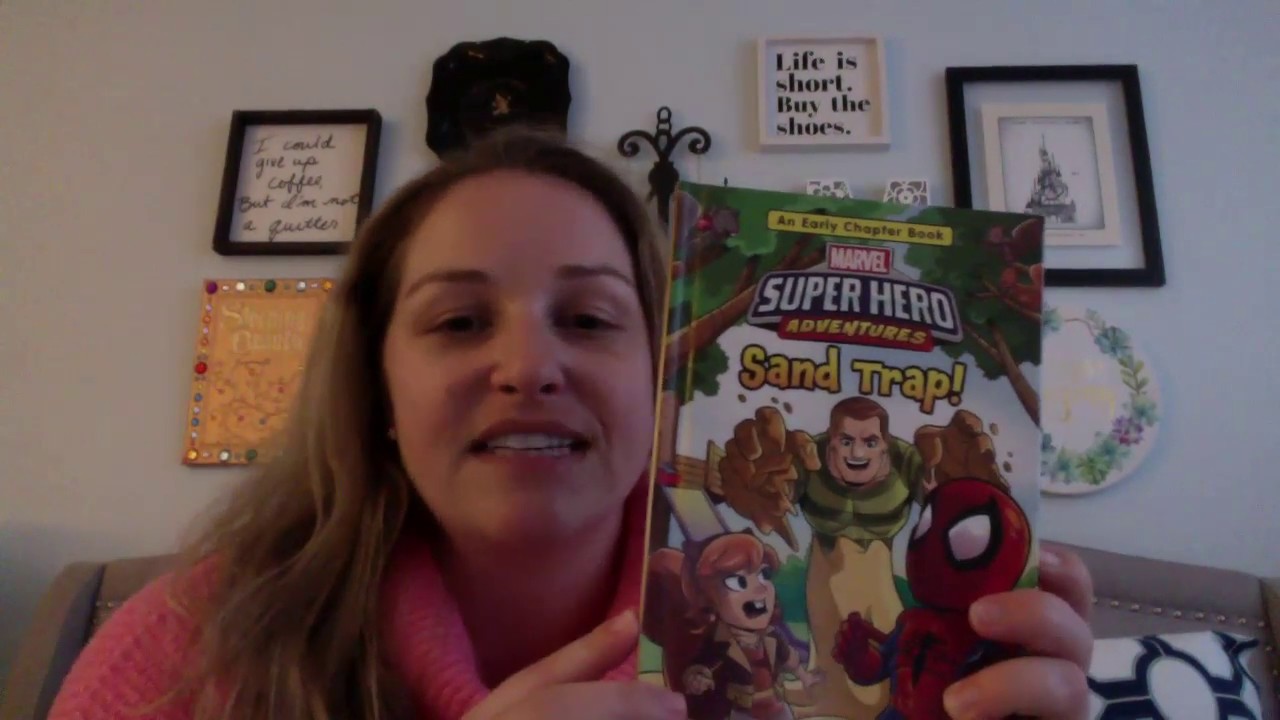 Day 3: Ms. Hickman reads Marvel superhero adventures Sand trap! by ...