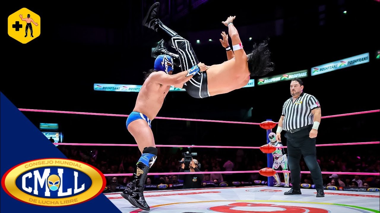 CMLL | Magia Blanca derrotó a Virus en match relámpago - YouTube