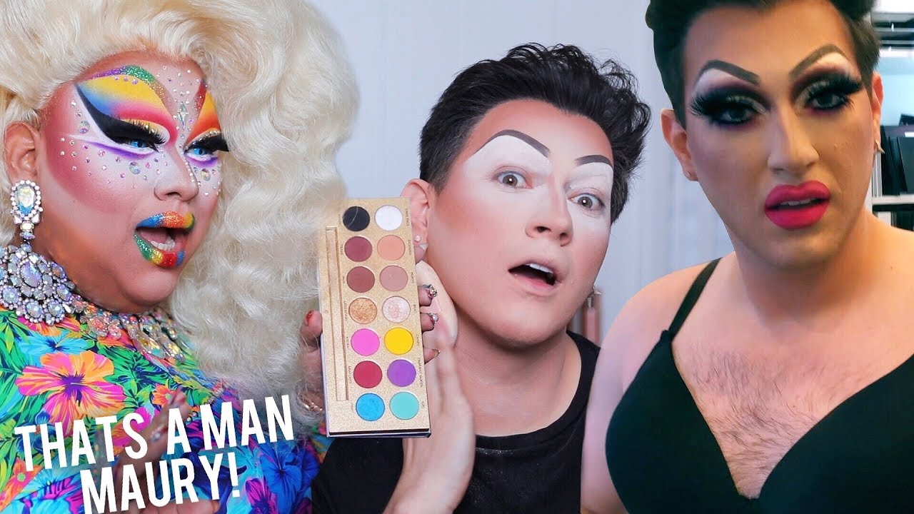 MY FIRST FULL DRAG TRANSFORMATION! Nails, Wigs and Heels OH MY! - YouTube