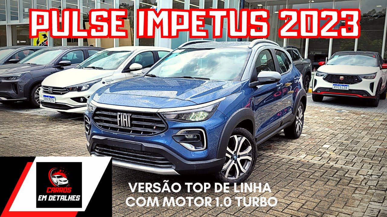 NOVO FIAT PULSE 2023 | FIAT PULSE IMPETUS 1.0 TURBO 2023 0KM DETALHES ...
