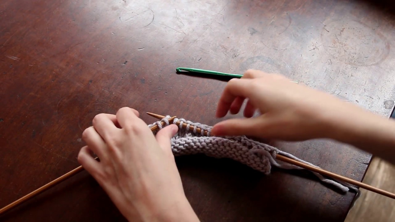YAK Tutorial - How to Knit a Nupp Stitch: Method 4 - YouTube