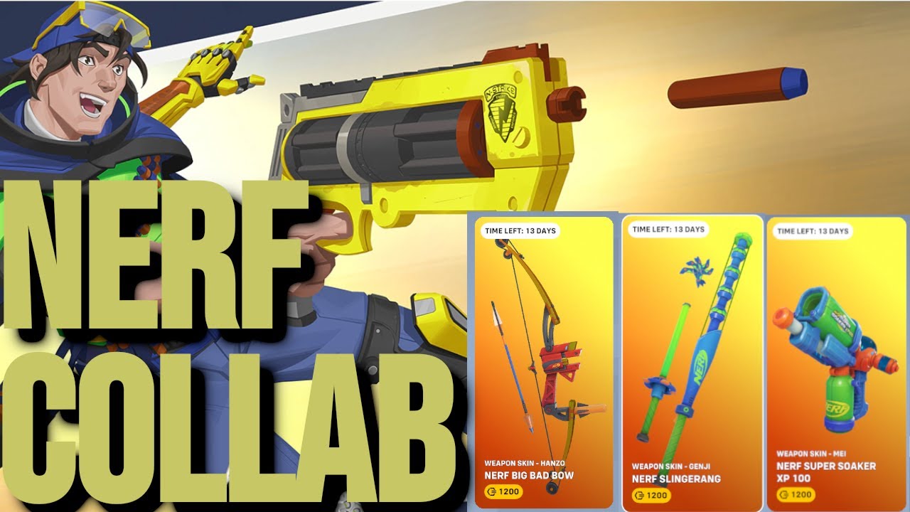 Overwatch x Nerf Collab JUST DROPPED! - YouTube