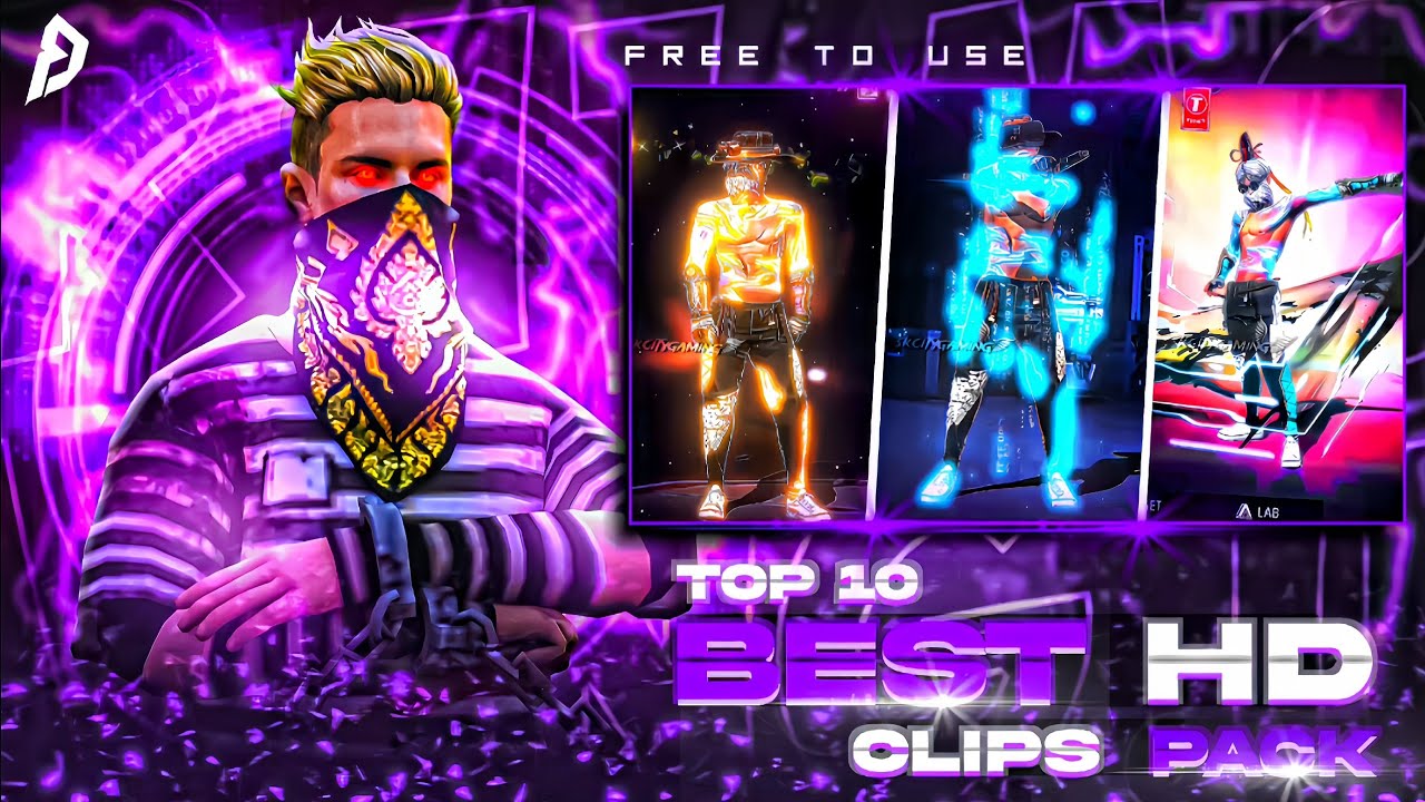 🔺Free Fire Top 15 Xml + Cc + Clips 🔸ff Clips For Editing🔸ff Emote Clips ...