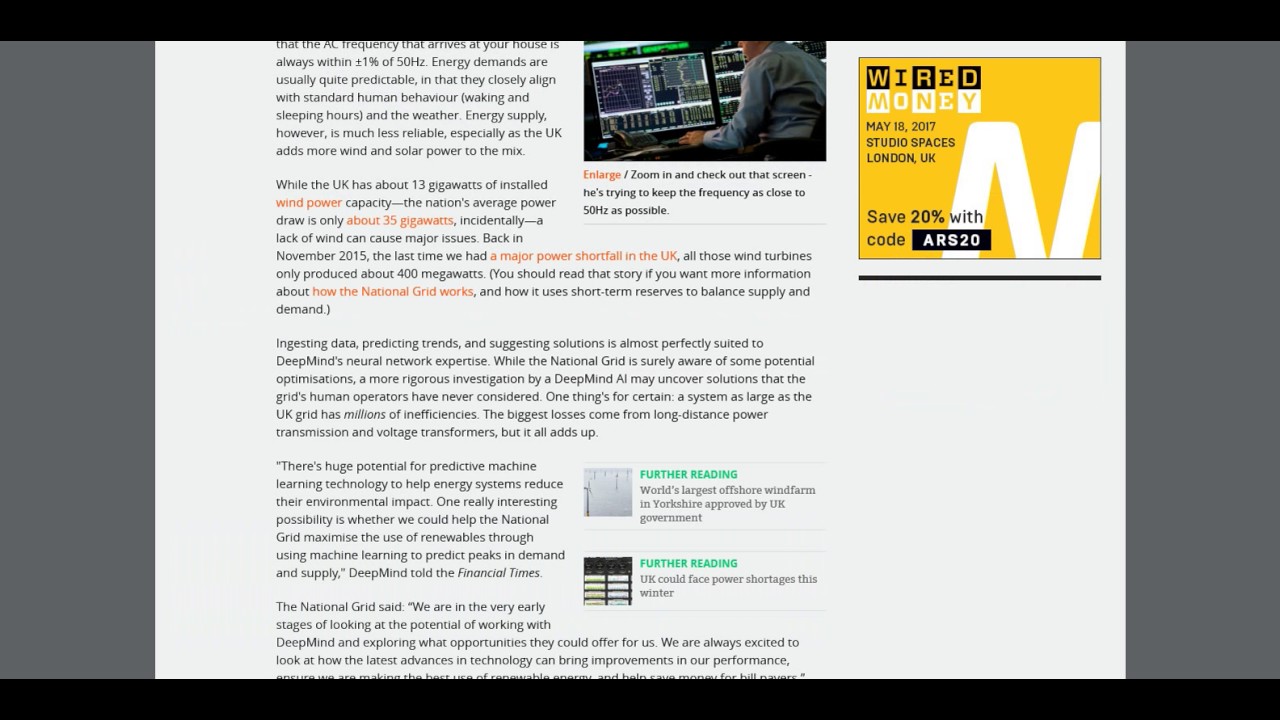 DeepMind in talks with National Grid to reduce UK energy use by 10% - YouTube