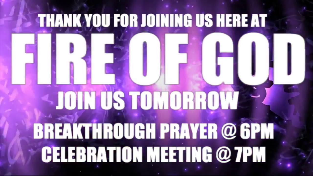 WELCOME TO FIRE OF GOD - YouTube