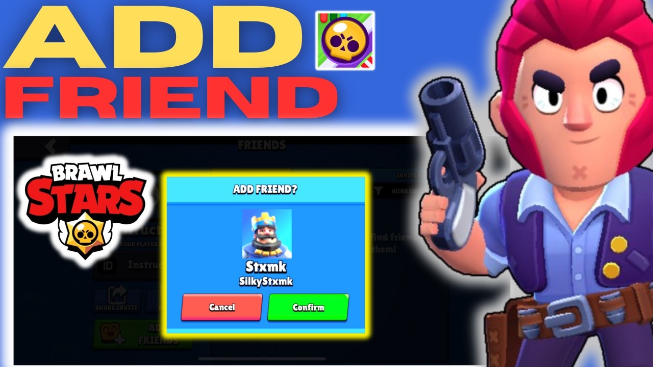 How to Add Friends on Brawl Stars (2025) | Using ID & Bar Codes - YouTube