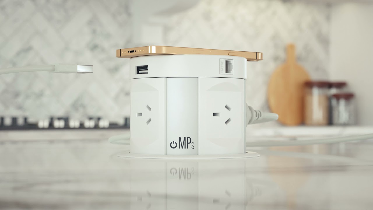 Automatic Kitchen Pop Up Power Outlet - V14W Australian Model Overview ...