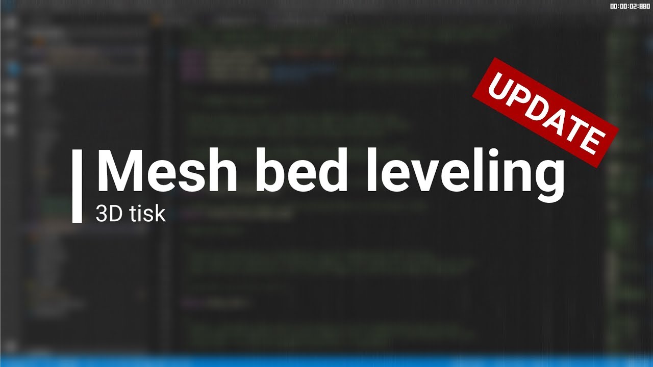 Mesh bed leveling [UPDATE] (3D tisk) - YouTube