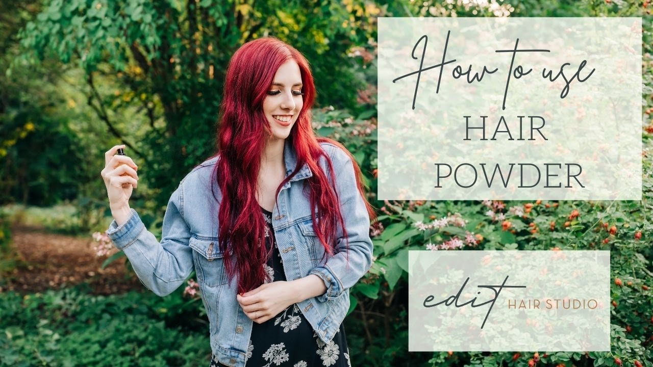 How To Use Hair Powder - YouTube
