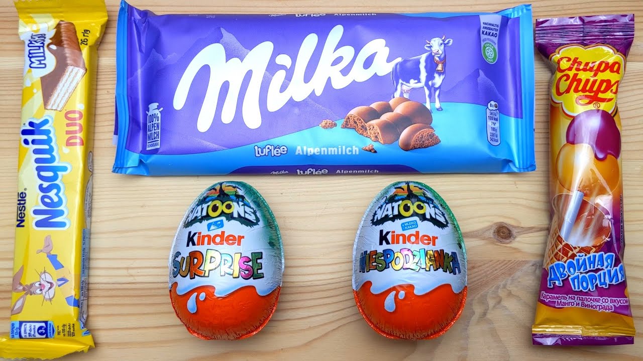 Some Lot's of candies and Sweet Milka ASMR - YouTube