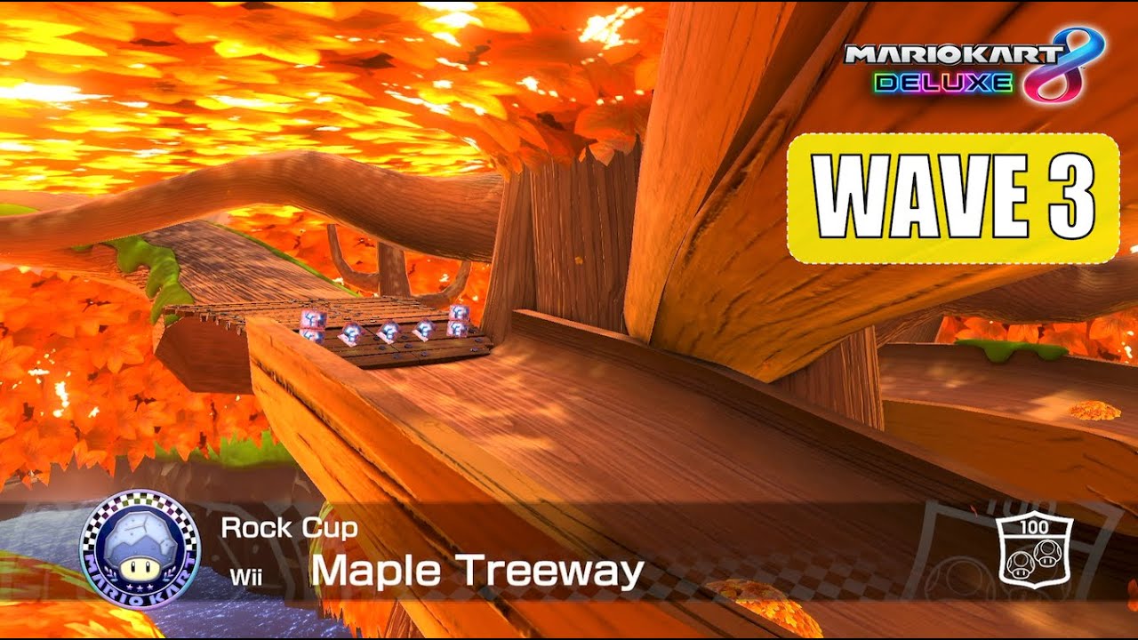 Wave 3 New Track - Maple Treeway [Mario Kart 8 Deluxe - Booster Course ...
