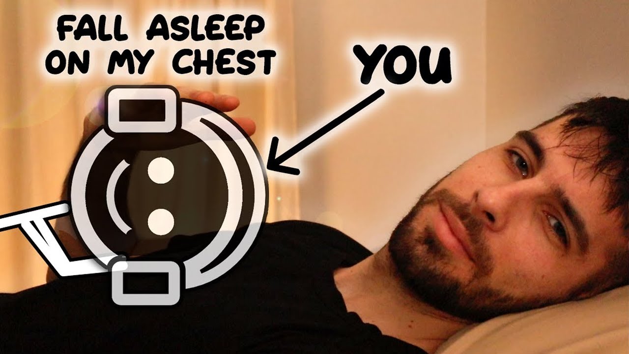 ASMR - Fall Asleep On My Chest (Calm Breathing, Head Rubs, Heart Beats ...