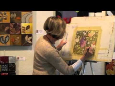 Anne Brooke - Negative Painting - YouTube