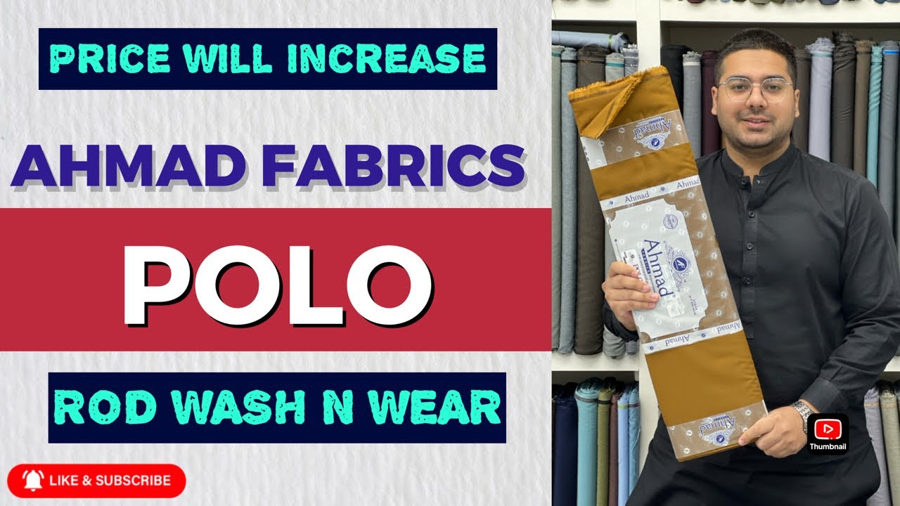 POLO BY AHMAD FABRICS | ROD WALAY DESIGN ME SUMMER WASH N WEAR ...