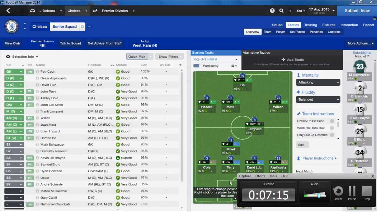 Football Manager 2014 - Chelsea Career Mode Story #3 | Transfers ...