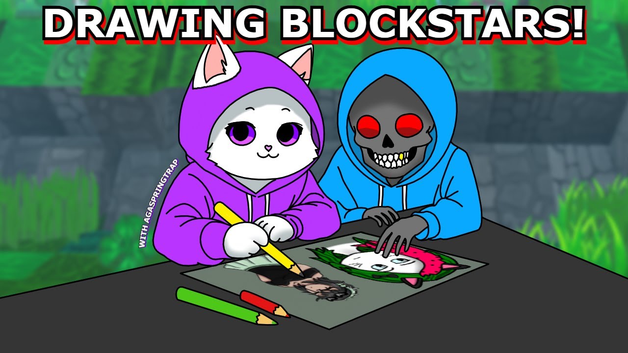 Drawing Blockstars With Aga - BlockStarPlanet Livestream - YouTube